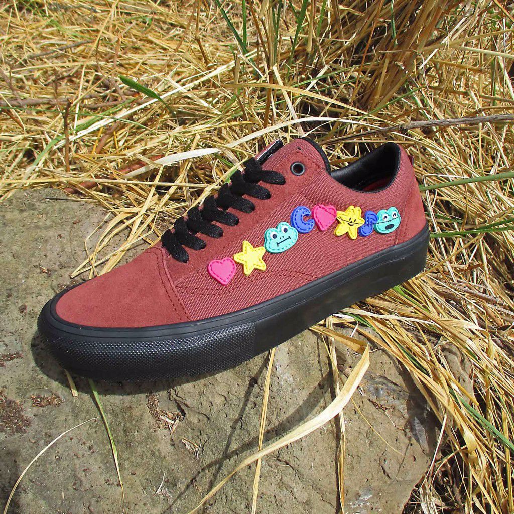 Wall Street. Frog Skateboards X Vans Skate Old Skool - Brn/Blk
