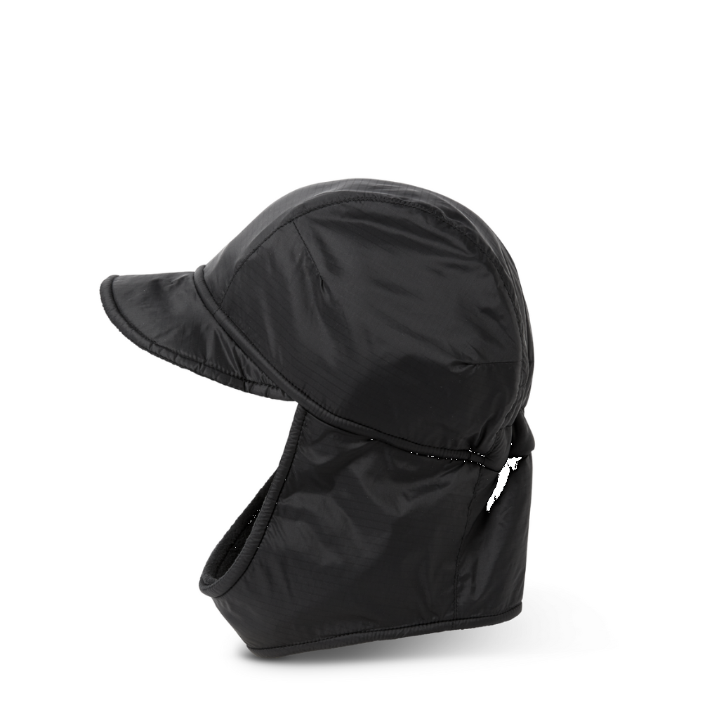Wall Street. Luke Flap Cap - Polar - Black